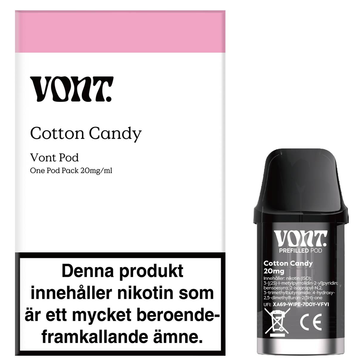 Vont Pod Cotton Candy – Tobax